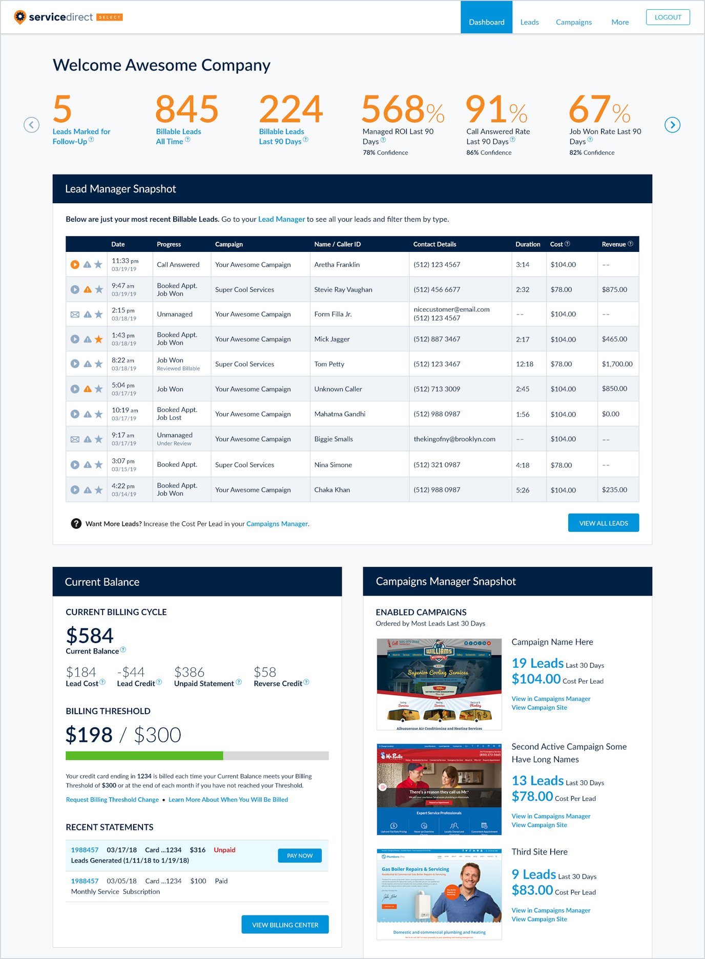 Using the mySD Dashboard – Select